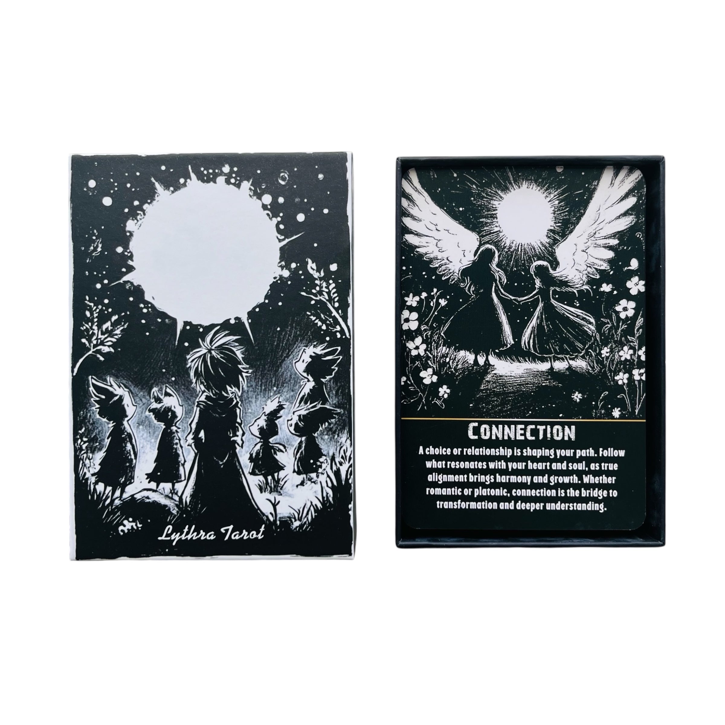 Lythra Tarot Oracle Deck + 1-Year Premium Access to Myself Tarot App